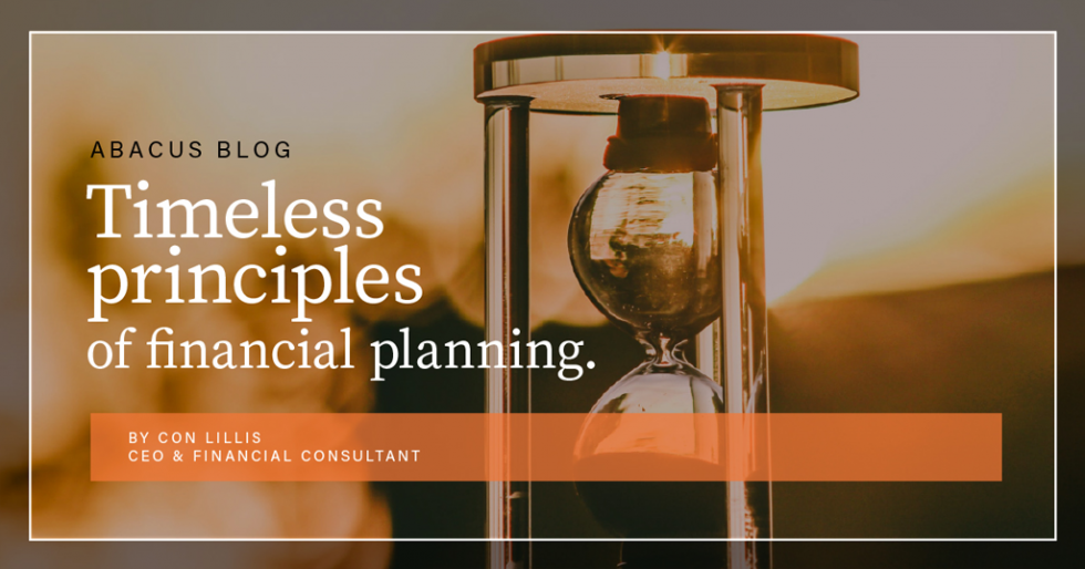 Timeless principles of financial planning